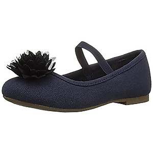 The Children's Place Baby-Girl's E TG UNI Kayla Uniform Dress Shoe, Navy, TDDLR 4 Toddler US Toddler