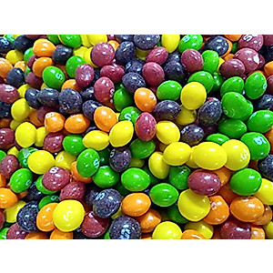 2 lbs of Fresh Delicious Grape Green Apple Lemon Orange Strawberry. Bulk Chewy Hard Shelled Candy