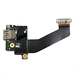 GinTai USB Power Board Replacement for Lenovo ThinkPad X1 Yoga 4th Gen 20QF 20QG 20SA 20SB X1 Yoga 5th Gen 20UB 20UC 00HW567 00HW568