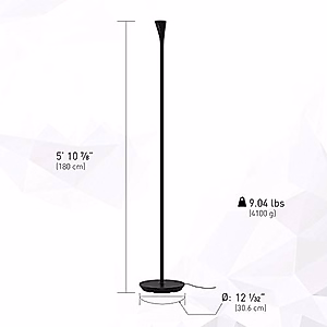 Panasonic HomeHawk FLOOR Home Monitoring HD Camera for Senior Care, Motion Detection Night Light, 2-way Talk, 24/7 Live View + Secure Recording, Alexa Compatible - KX-HNC850 (Black Satin)