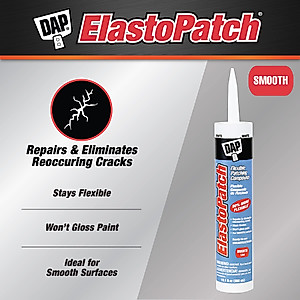 Dap 12276 Elastomeric Patch and Caulking Compound, 10.1-Ounce , White