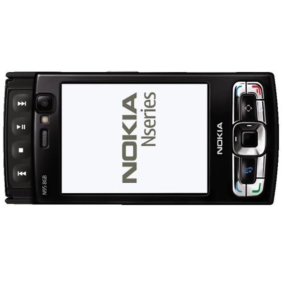 Nokia N95-4 8 GB Unlocked Phone with 5 MP Camera, 3G, Wi-Fi, GPS, and Media Player--U.S. Version with Warranty (Black)