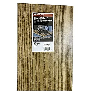 Knape & Vogt 1980OK 12X48 12" X 48" Oak Shelves Finished