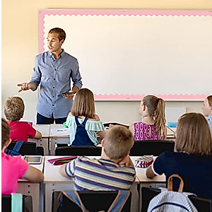 Teacher Created Resources Pastel Pink Scalloped Border Trim