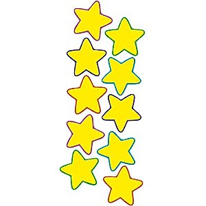 Teacher Created Resources Yellow Stars Accents (4591)