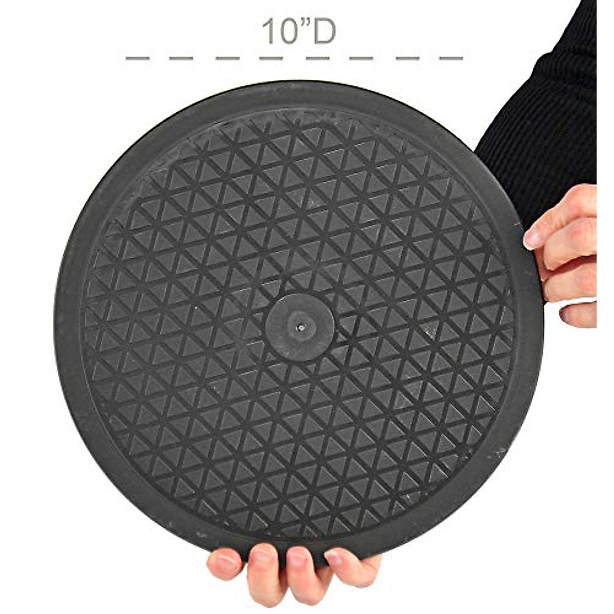 HOME-X 10” Heavy-Duty Turntable, Kitchen Cabinet Organizer, Rotating Platform, Lazy Susan, Rotating Swivel Turntable-88 lbs Capacity