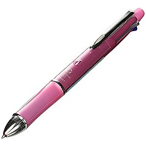Pilot Multi Function Doctor Grip 4+1 Pen with 0.7mm Acro Ink Ballpoint & 0.5mm Mechanical Pencil, Shell Pink (BKHDF1SEF-SP)