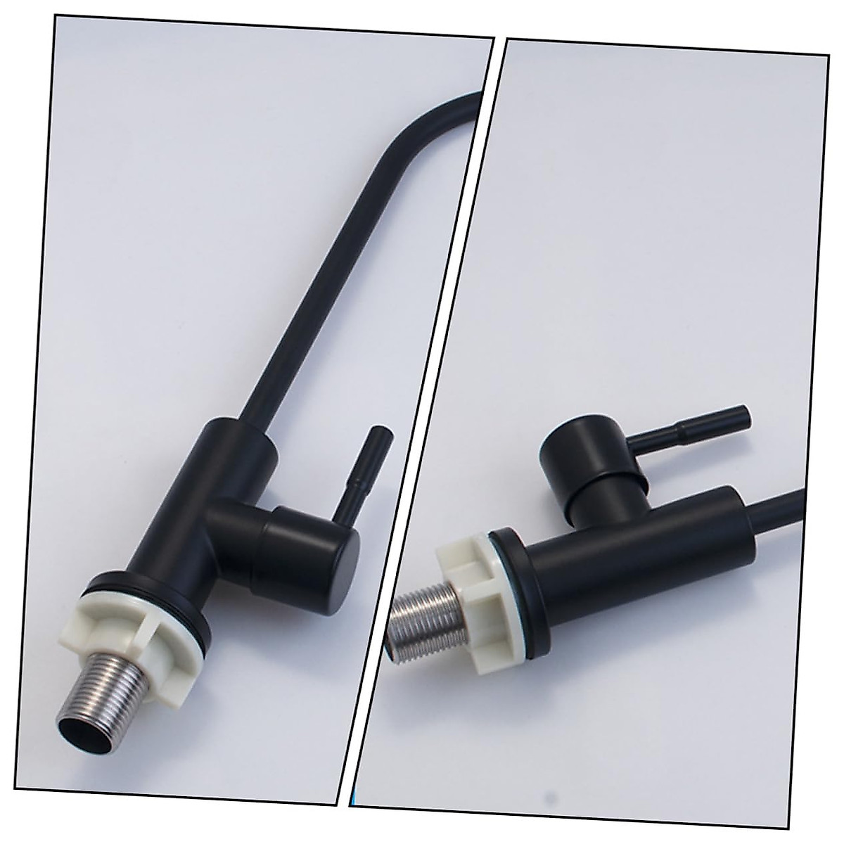 UKCOCO 1pc Clean Water Faucet Swivel Faucet Outdoor faucets Black Sink Faucet Mini Drinking Water tap Drinking Fountain Faucet Brass Faucet Kitchen Household Faucet Single Cooling Faucet