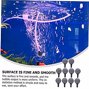 NUSITOU 5pcs Bubble Stone Small Bubbles Hydroponic Systems Hydroponic Air Stone Aquarium Oxygen Aeration Air Fittings Air Bubbling Release Air Stone Oxygen Stone Fish Tank Supplies
