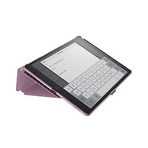Speck Products BalanceFolio Metallic iPad 9.7-inch Case (2017/2018, Also fits 9.7" iPad Pro/Air 2/Air), Sweet Berry Wine/Purple Woven Metallic