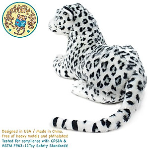 TigerHart Sinovia The Snow Leopard - 17 Inch Stuffed Animal Plush Snow Cat