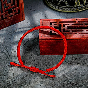 JENDEAR SHINE Tibetan Buddhist Bracelets for Women and Men, Hand Braided Rope Adjustable, Luck Faith Couple Friendship Gift