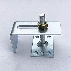 BOLWHAO Undermount Sink Clips Bathroom Sink Clips, Kitchen Sink Clips, Epoxy Sink Clips, Sink Clip, Heavy Duty Sink Clips Under Counter Ceramic Washbasin Clamps Bracket Supports Fasteners 8 Pack