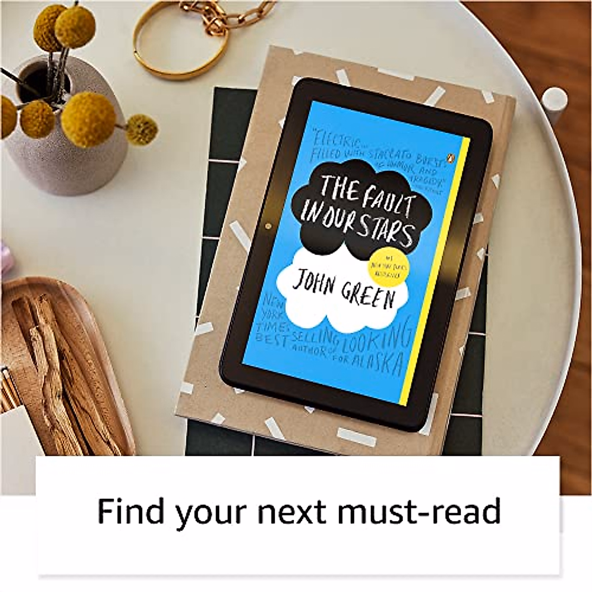 Certified Refurbished Amazon Fire 7 tablet, 7” display, 32 GB, 10 hours battery life, light and portable for entertainment at home or on-the-go, (2022 release), Denim