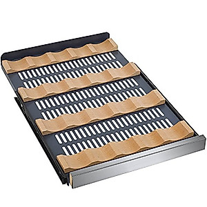 Allavino 15" Wide FlexCount II Tru-Vino 30 Bottle Dual Zone Stainless Steel Right Hinge Wine Refrigerator