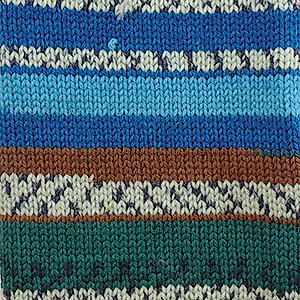 Patons Kroy Socks Yarn, 2-Pack, Route 66 (Blue, Green, and Brown Yarn)