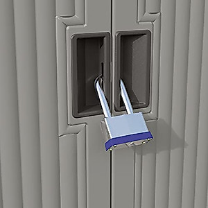 Suncast Backyard Oasis Outdoor Storage Unit, 130 Gallons, Peppercorn