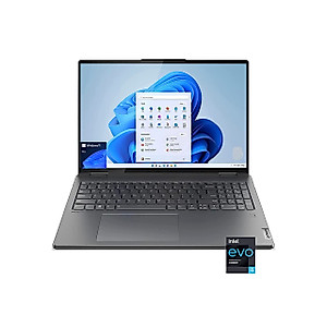 Lenovo Yoga 7i Touch 2-in-1 Laptop, 16" WQXGA(2560 x 1600) Display, 12th Gen Intel 12-Core i5-1240P, 8GB RAM, 512GB PCIe SSD, Backlit, FP Reader, WiFi 6, Type-C, HDMI, Win 11 Pro