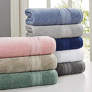 Modern Threads - Spun Loft 6-Piece 100% Combed Cotton Towel Set - Bath Towels, Hand Towels, & Washcloths - Super Absorbent & Quick Dry - 600 GSM - Soft & Plush, Blush