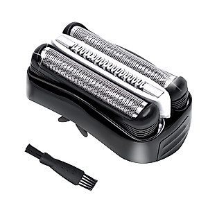 𝟮𝟬𝟮𝟯 𝙐𝙥𝙜𝙧𝙖𝙙𝙚𝙙 32B Shaver Foil Replacement and Cutter for Compatible with Braun Series 3, Shaver Razor Blade Cassette Head Compatible with Braun 320 330 340 350CC 370cc-4 390cc-4 Models