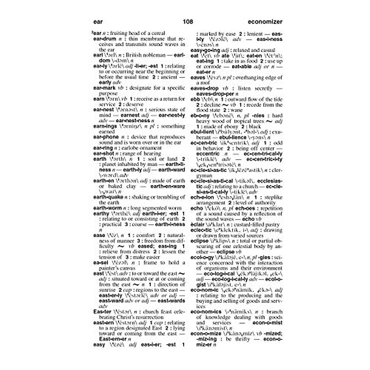 Merriam-Webster's Pocket Dictionary, Newest Edition, (Flexi Paperback) (Pocket Reference Library)