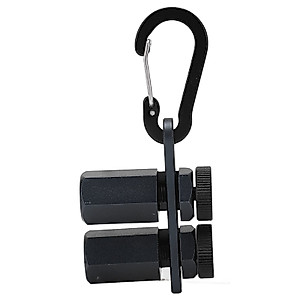 Garosa Stair Gauges for Framing Square Aluminium Alloy Stair Stringer Layout Tool Stair and Rafter Gauge Clamps for Stair Layout Stair Gauge Black