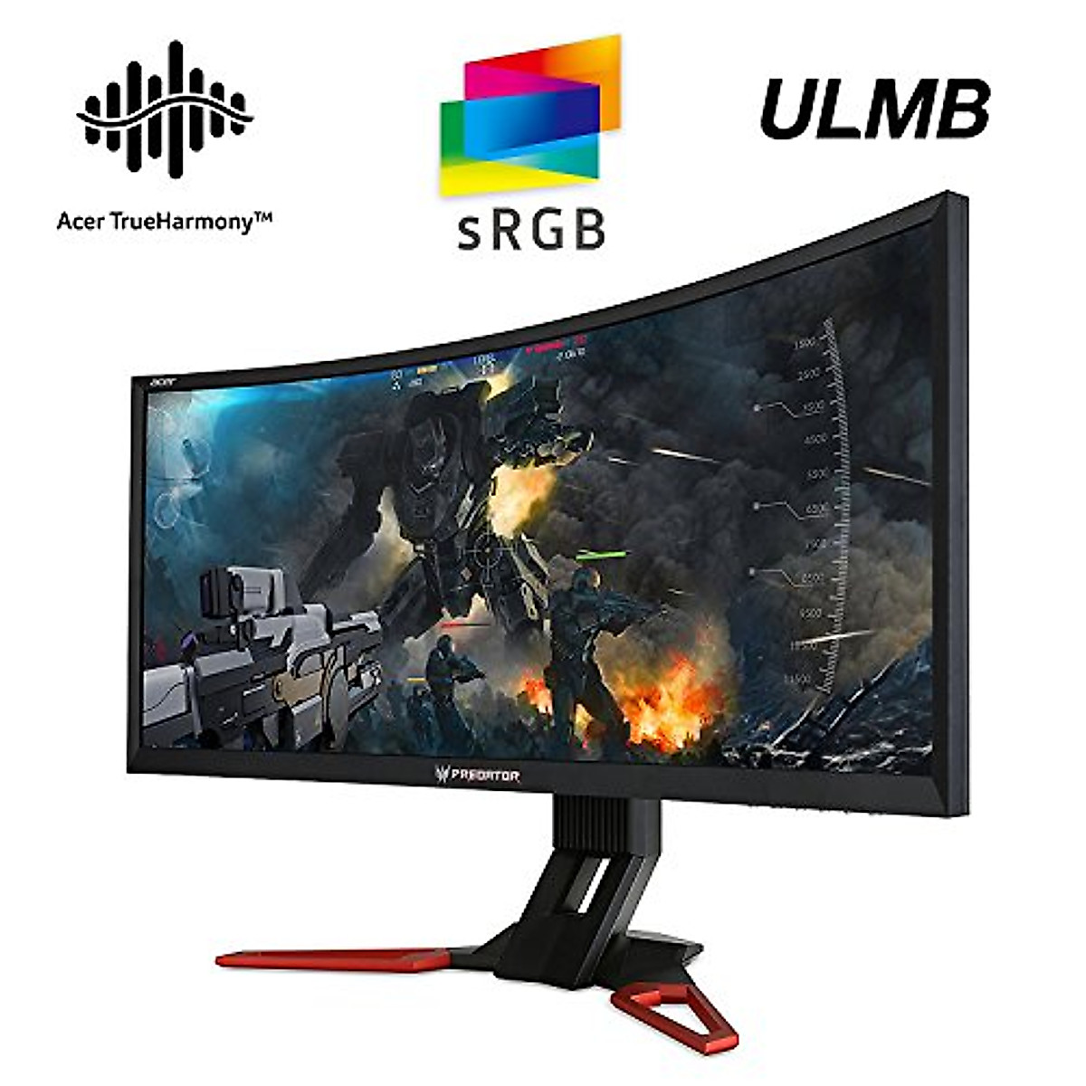 Acer Predator Z35 35-inch Curved Full HD (2560 x 1080) NVIDIA G-Sync Display, 144Hz, 2x9w speakers, HDMI & DP