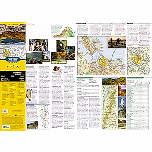 Virginia Map (National Geographic Guide Map)