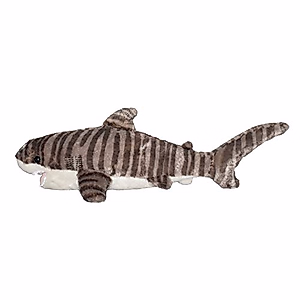 Wild Republic Tiger Shark Plush, Stuffed Animal, Plush Toy, Gifts for Kids, Cuddlekins 13 Inches