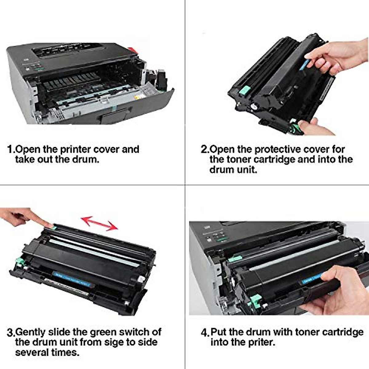 SOLER Compatible Drum Cartridge Replacement for Xerox 101R00555 for Phaser 3330 WorkCentre 3335 WorkCentre 3345 Printers (Black,1-Pack)