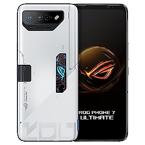ASUS ROG Phone 7 Ultimate Cell Phone, AeroActive Cooler Bundle, 6.78” FHD+ 2448x1080 165Hz, 6000mAh Battery, 16GB RAM, 512GB Storage, AI2205-16G512G-ULT [US Version]