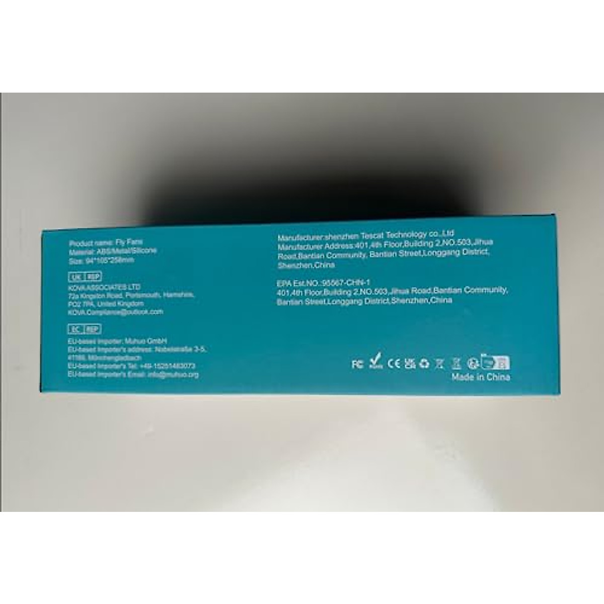 Neijiaer Fly Fans for Tables, Practical Fly Repellent Fan with Soft Blades, Soundless and Portable Fly Fan Keeps Your Food Clean(3 Pack)