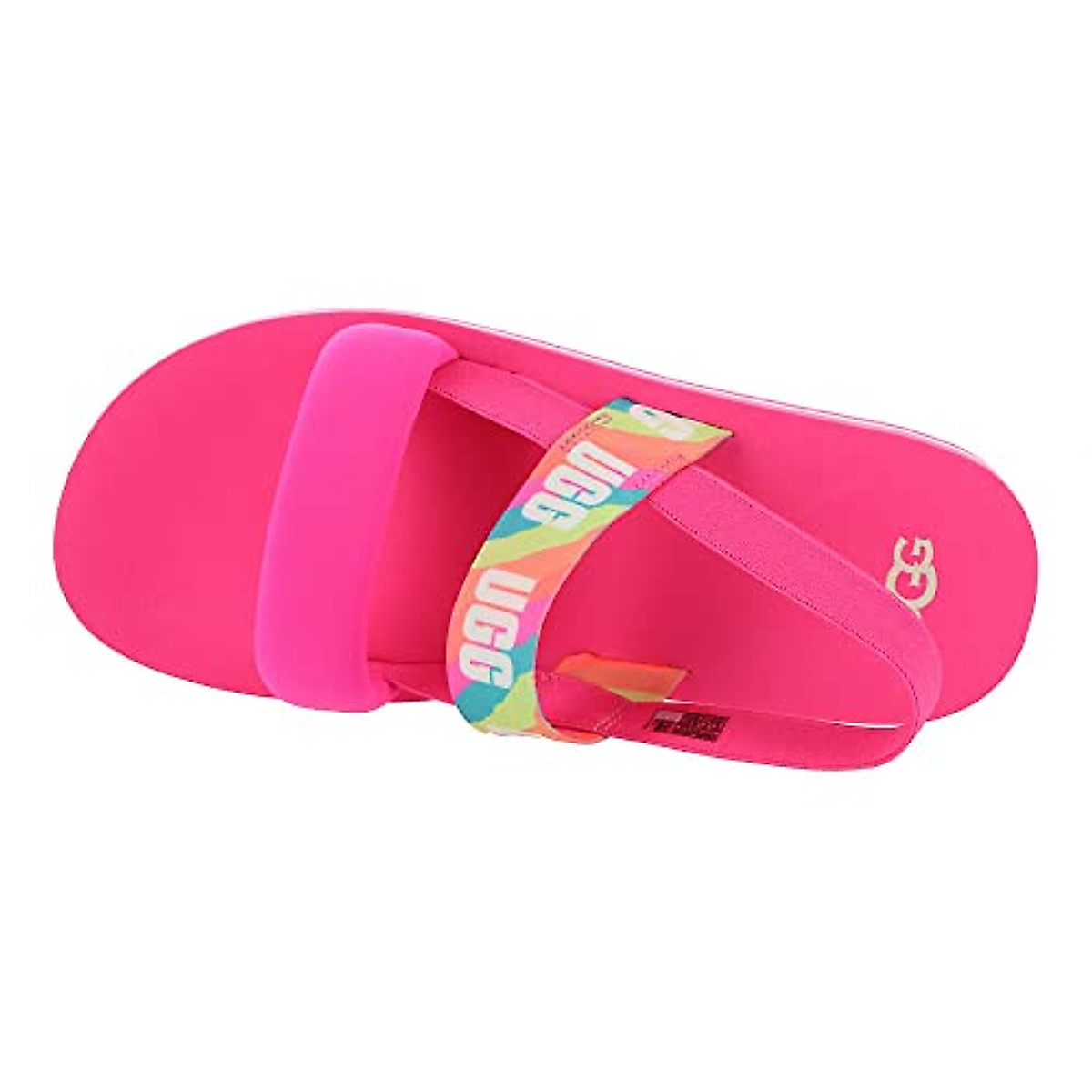 UGG Unisex-Child Zuma Sling Sandal, Taffy Pink, 5 Big Kid