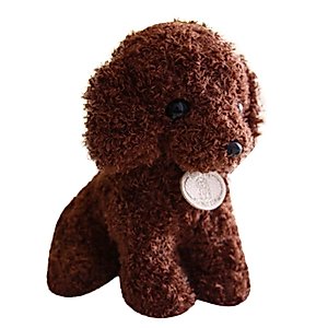 Muised Simulation Teddy Dog Plush Toy Puppy Doll Adults Gift 25CM Plushies Animals Stuffed Animals & Teddy Bears Adult Dolls Age 6-8 Action Figures Throw Pillows for Bed Winter Soft Warm