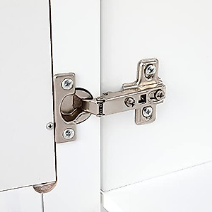 Doredo Bathroom Cabinet Wall Mounted with Mirror, Medicine Cabinets for Bathroom, Wall Cabinets for Bathroom Storage with Adjustable Shelf and 3 Open Shelves, Hanging Bathroom Cabinet, White