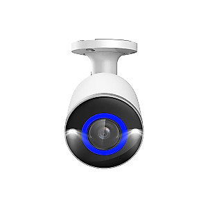 Lorex N4K2SL-84WB Fusion 4K 16-Channel (8 Wired and 8 Wi-Fi) 2TB Wired NVR System with 4X Bullet Cameras Featuring Smart Security Lighting