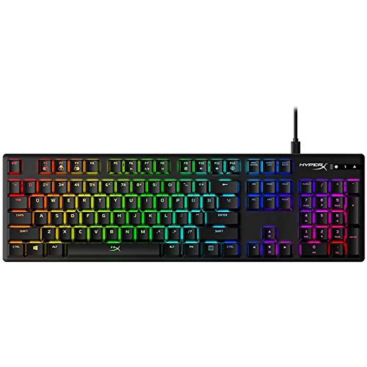 HyperX Alloy Origins Mechanical Gaming Keyboard HX-KB6RDX-US - Linear Red Switch (Renewed)