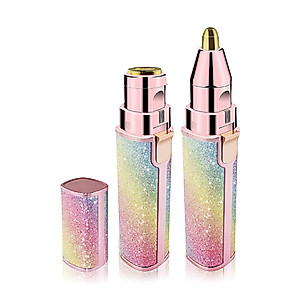 Women's Hair Removal Eyebrow Trimmer 2 in 1 Eyebrow Lips Body Facial Hair Removal Colorful