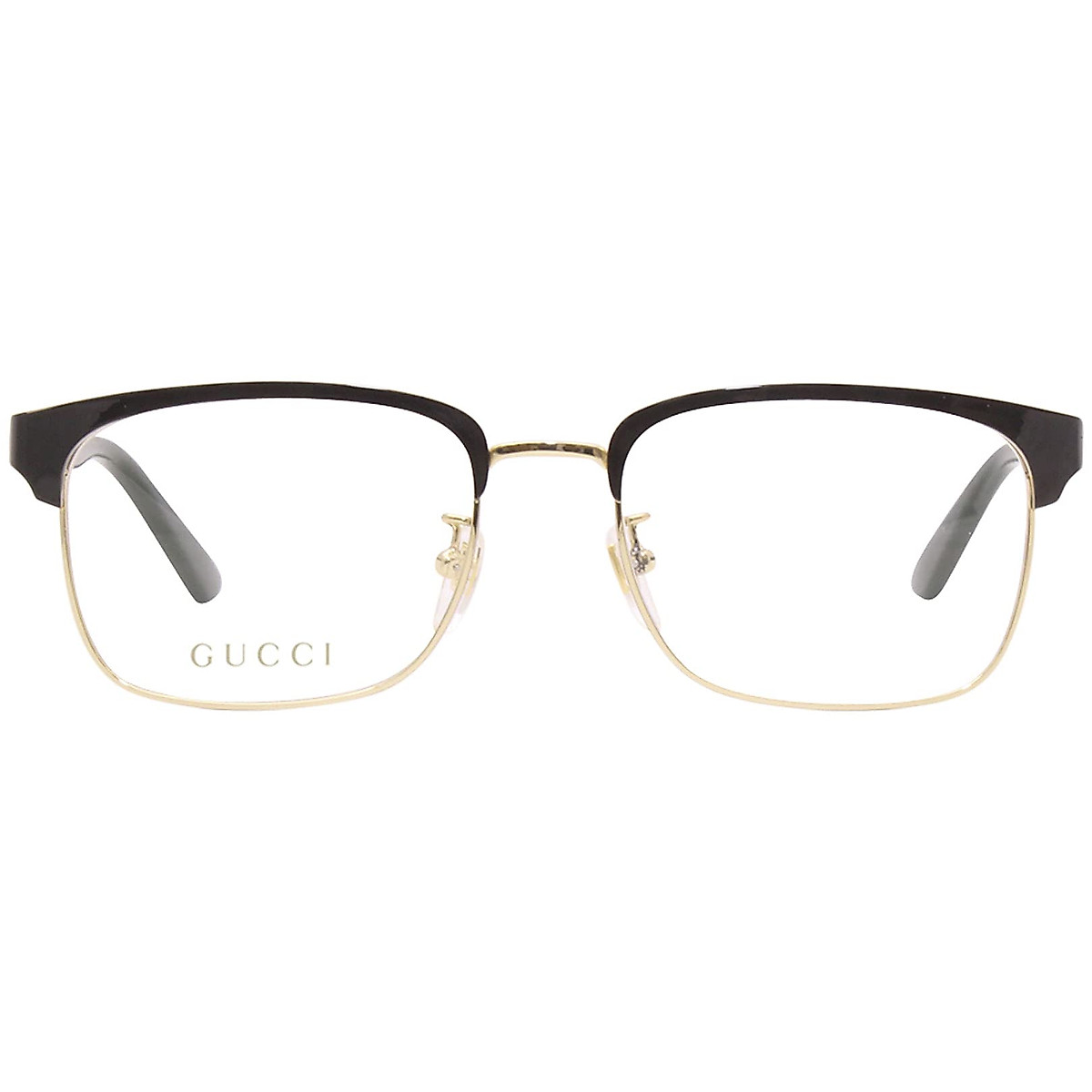 Gucci GG 0934OA 001 Green Metal Rectangle Eyeglasses 54mm