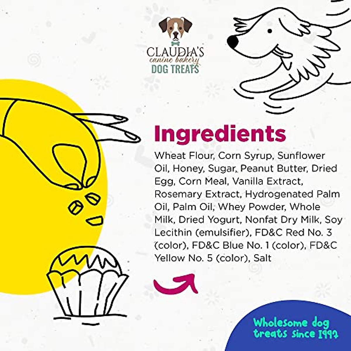 Claudia's Canine Bakery - Happy Birthday Pink Cookie Gift Box, 11 oz.