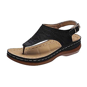 Summer Sandals for Women 2023, Sandals Women Outdoor Sandals Vintage Dress Shoes Comfy Heels Running Sneakers Size 6 Strappy Shoes Boho Sandals for Women