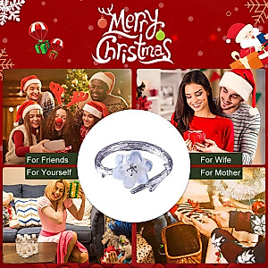 Jewever 925 Sterling Silver Original Sakura Open Tail Ring Adjustable White Shell Carving Flower For Women Jewelry Gift