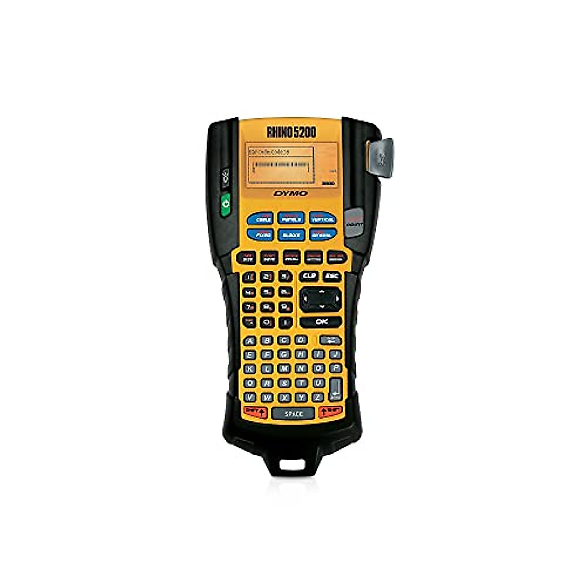 DYMO 1756589 Rhino 5200 Industrial Label Maker Kit, 5 Lines, 4 9/10W X 9 1/5D X 2 1/2H