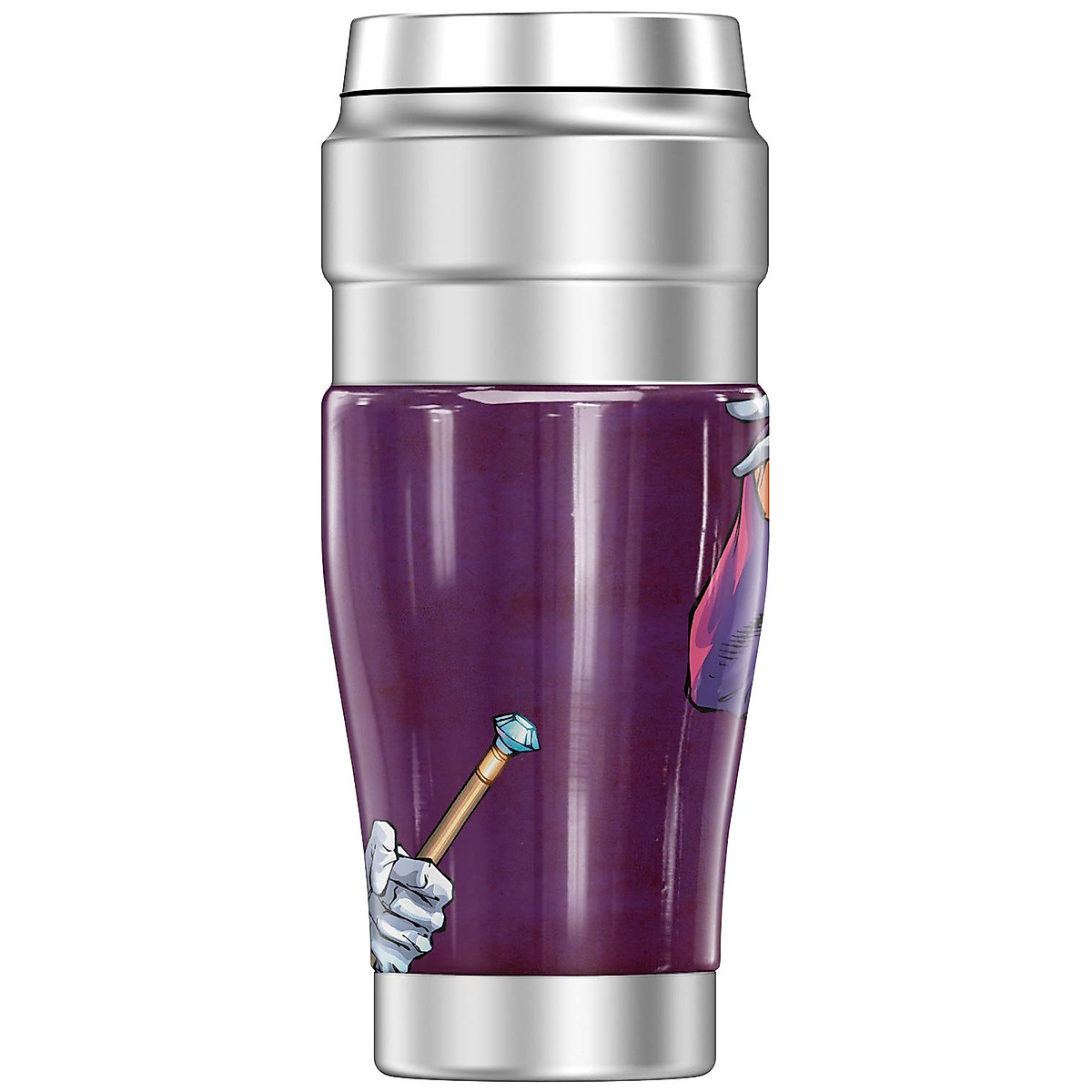 Batman Joker Character, THERMOS STAINLESS KING Stainless Steel Travel Tumbler, Vacuum insulated & Double Wall, 16oz