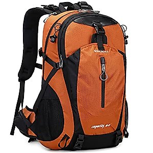 SHENHU Hiking Backpack 40L Waterproof Daypack Outdoor Sport Trekking,Camping Backpack for Men Women Orane