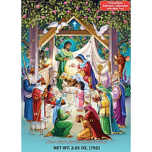 Alleluia Chocolate Advent Calendar (Countdown to Christmas)