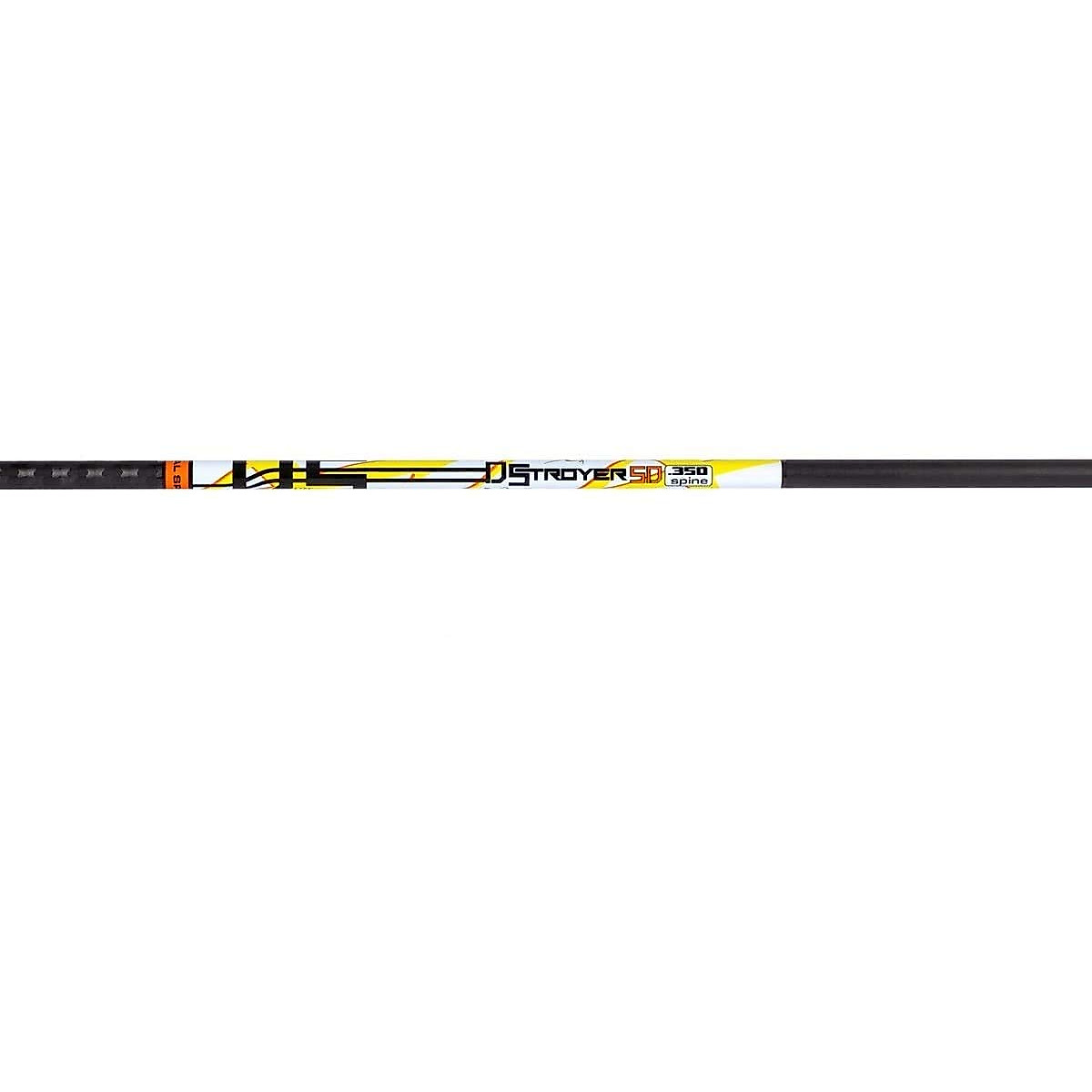 Carbon Express D-Stroyer SD Hunting Arrow Shafts, 12-Pack, Small Diameter .203”ID, High Modulus Carbon Weave, Dual Spine Weight Forward Technology, Laser Checked, Length 31.5” - 300, 350 or 400 Spines