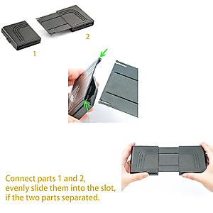 WANPOOL Universal Foldable Sun Shade Visor for Drone Controller Mobile Phone - Anti-Glare, Stable Fit, Easy Installation