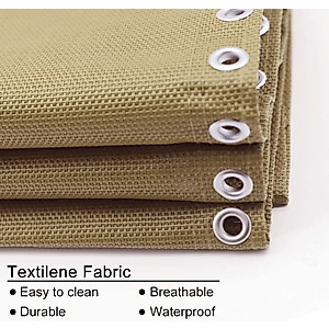 IKEPAHOK Gravity Chair Replacement Fabric with Bungee Cord Kit, Repair Cloth with Lace for Anti-Gravity Lounge, Mesh Part for Patio Sling Folding Recliner Couch Outdoor Pool Lawn