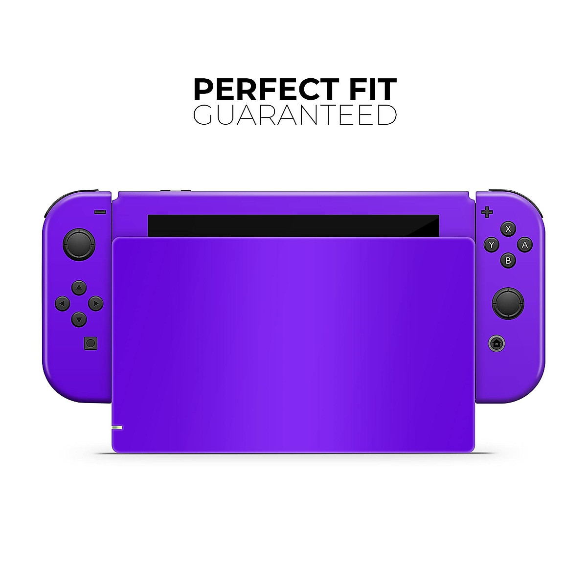 Design Skinz - Compatible with Nintendo Switch Lite - Skin Decal Protective Scratch-Resistant Removable Vinyl Wrap Cover - Solid Purple
